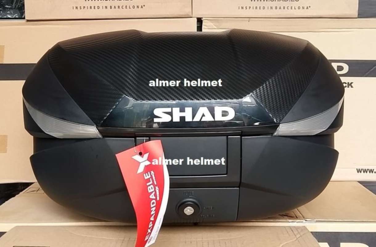 Promo Shad Sh58x Carbon Cover Box Motor - Black Diskon 23% Di Seller ...