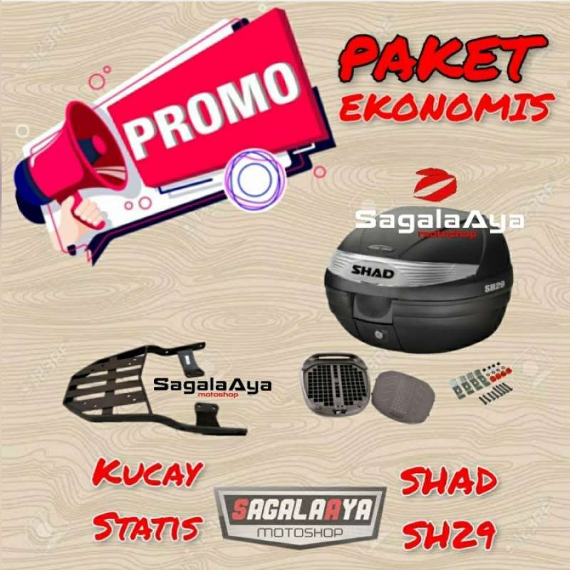Promo Promo Paket Ekonomis Box Motor Shad 29 Sh29 Dan Bracket Kucay ...