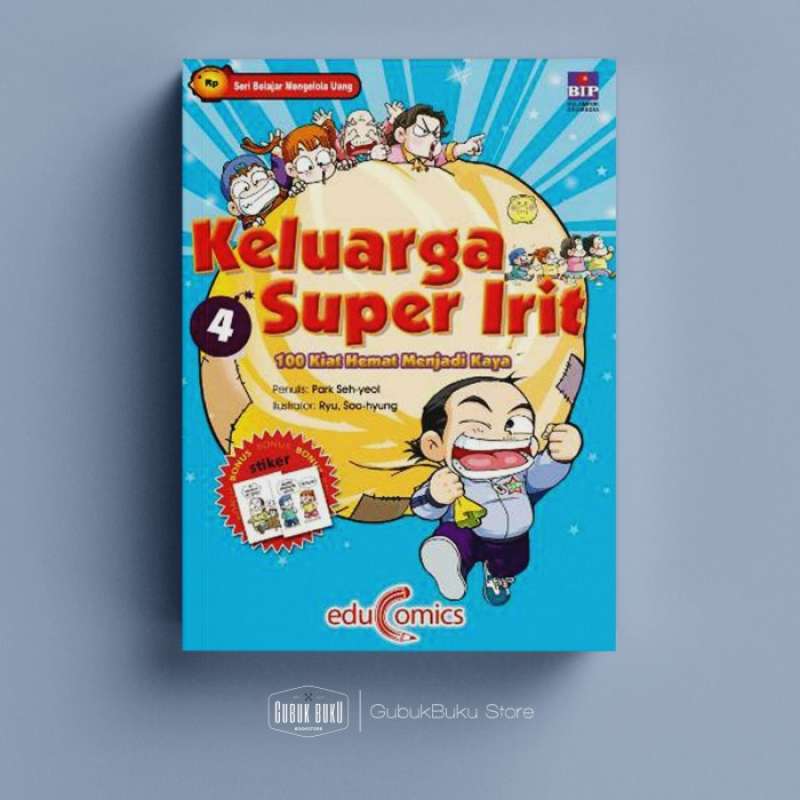 Promo Komik Seri Keluarga Super Irit 4 : 100 Kiat Hemat Menjadi Kaya Diskon 29% Di Seller Huka ...