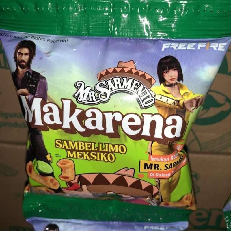 Jual Makaroni Kriuk Mr Sarmento Makarena Rasa Sabel Limo Meksiko Di ...