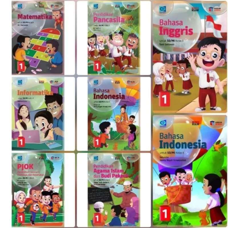 Promo Buku Pelajaran Kurikukum Merdeka Kelas 1 Sd Grafindo - Multicolor ...