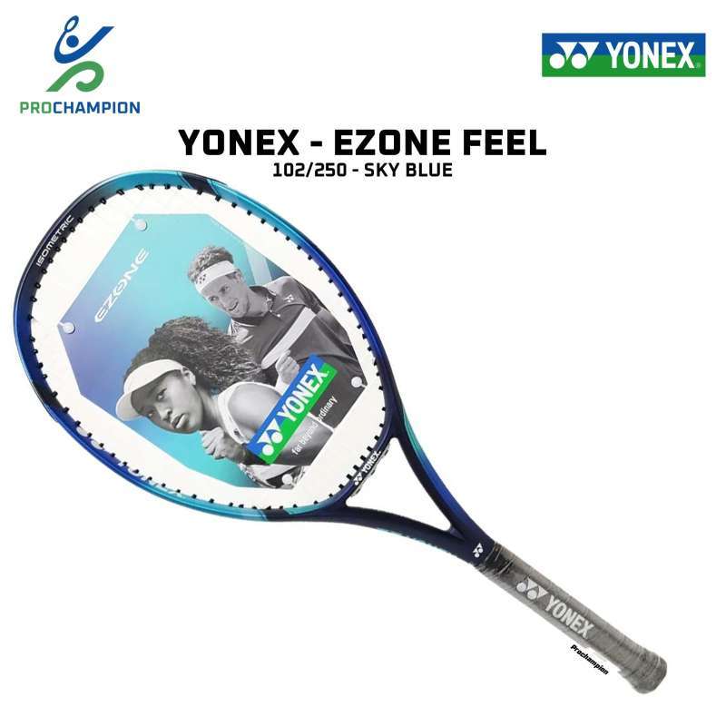 Jual Raket Tenis Yonex Ezone Feel 102 250 Gr Sky Blue Di Seller ...
