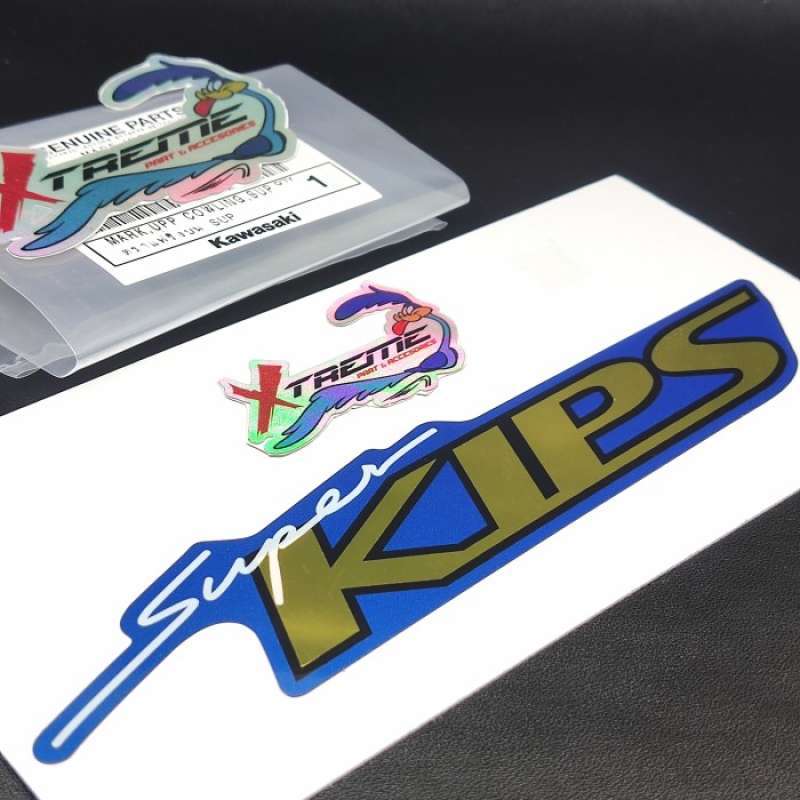 Promo Striping Stiker Super Kips Ninja Rr Old Zx Biru Original Kawasaki ...