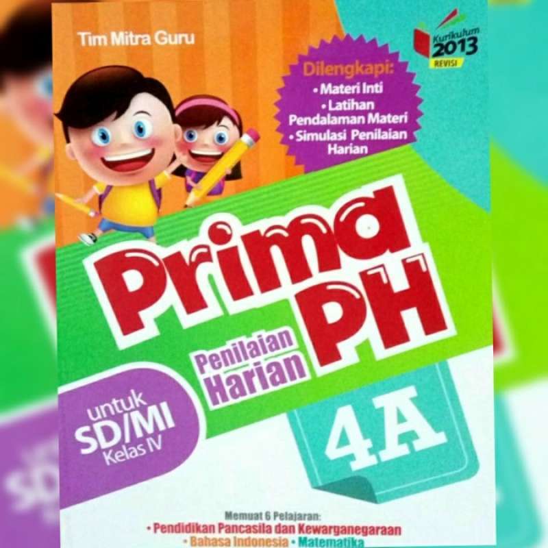 Promo Buku Prima Ph Penilaian Harian Sd / Mi Kelas 4a 4b 5a 5b 6a 6b K2013 - Multicolor Prima Ph ...