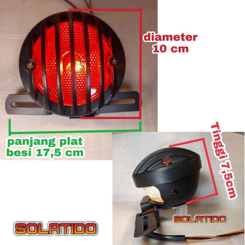 Promo Lampu Stop Dan Sen Grill Teralis W175 Xsr Japstyle Mega Pro Rx ...