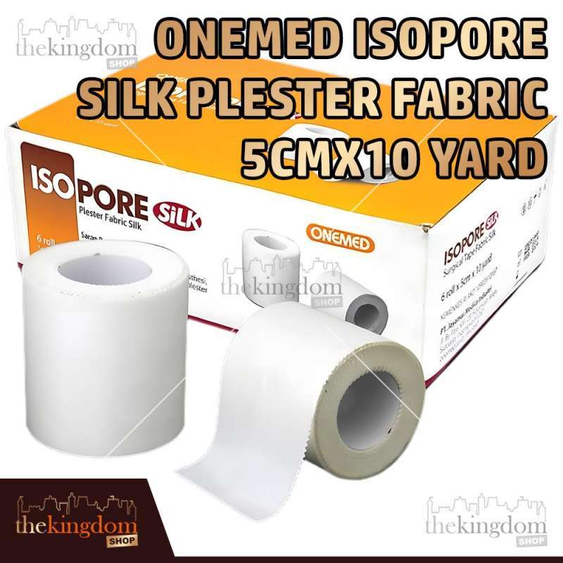Jual Onemed Isopore Silk Plester Fabric 5cm 2,5cm 1,25cm X 9,2m 2 1 0.5 ...