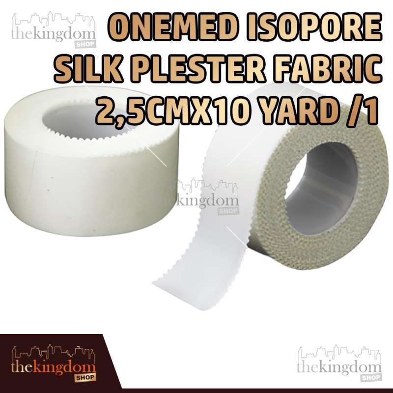 Jual Onemed Isopore Silk Plester Fabric 5cm 2,5cm 1,25cm X 9,2m 2 1 0.5 ...