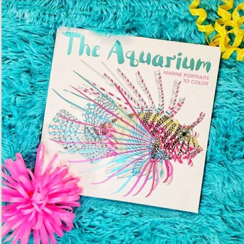 Promo The Aquarium Marine Portraits To Color By Richard Merritt Diskon ...