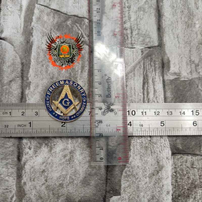 Promo Pin Freemason Free Mason Freemasonry Masonic Scottish Rotary ...