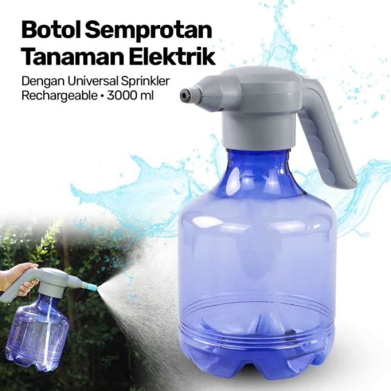 Promo Semprotan Botol Tanaman Elektrik Usb Otomatis Spray Recharge ...