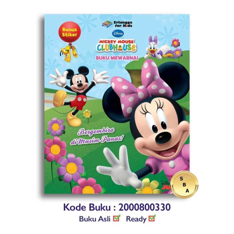 Promo Buku Mickey Mouse Clubhouse Aktivitas Dan Cerita Anak Erlangga ...
