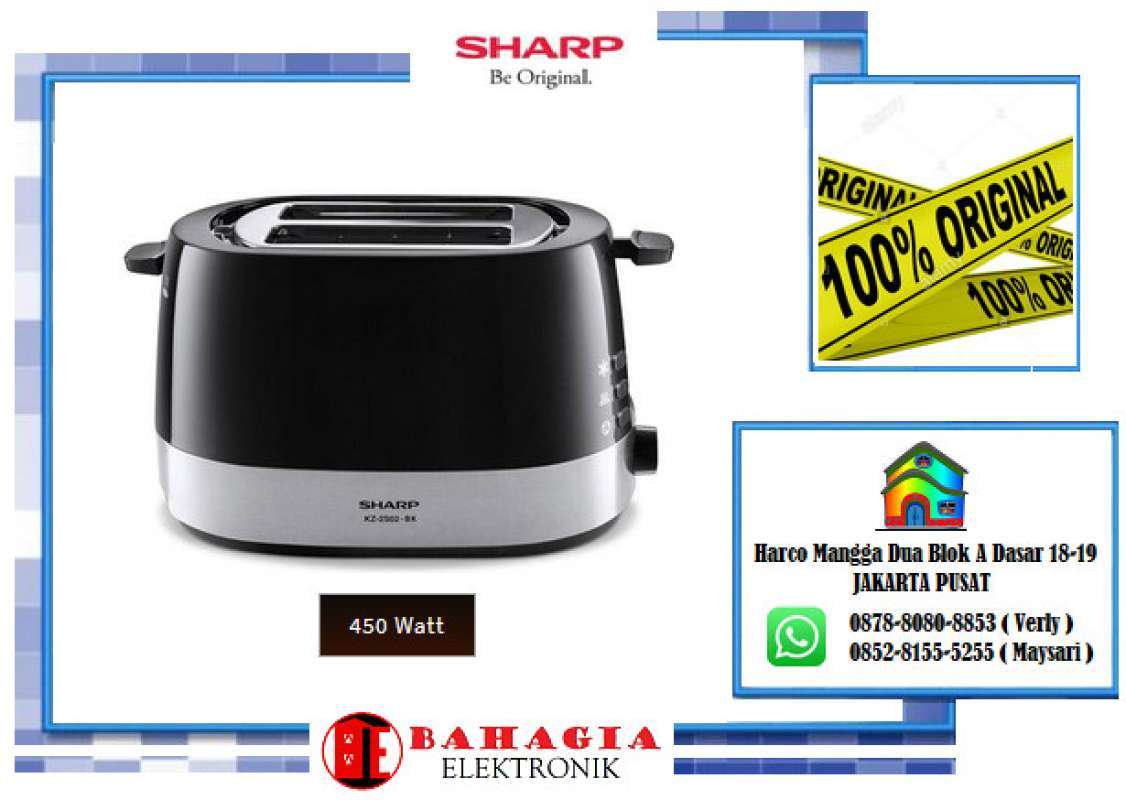 Jual Sharp Kz-2s02 Sandwich Toaster Di Seller Noelle - Cengkareng Timur ...