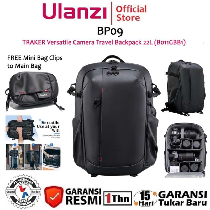 Promo Ulanzi Bp09 22l Tracker Versatile Camera Backpack (b011gbb1) Diskon 33% Di Seller Aqmar ...