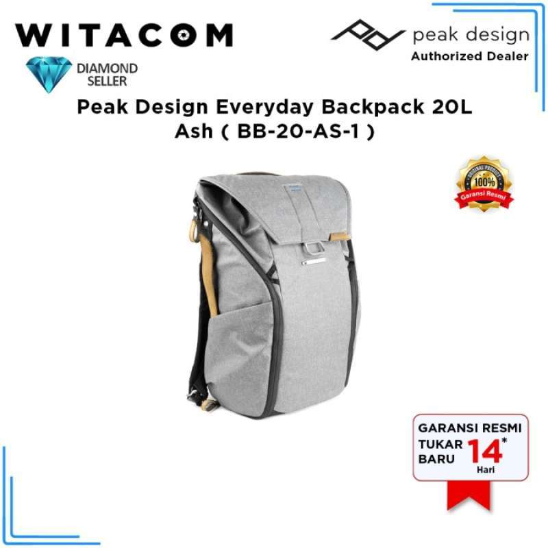 Promo Peak Design Everyday Backpack 20l - Ash Diskon 33% Di Seller Aqmar - Koja Utara, Kota ...