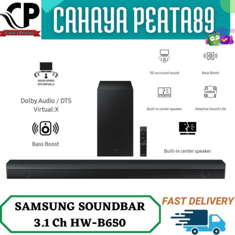 Jual Samsung Soundbar Hw-b650 3.1ch Bass Bosst Hdmi Dolby Audio Di ...