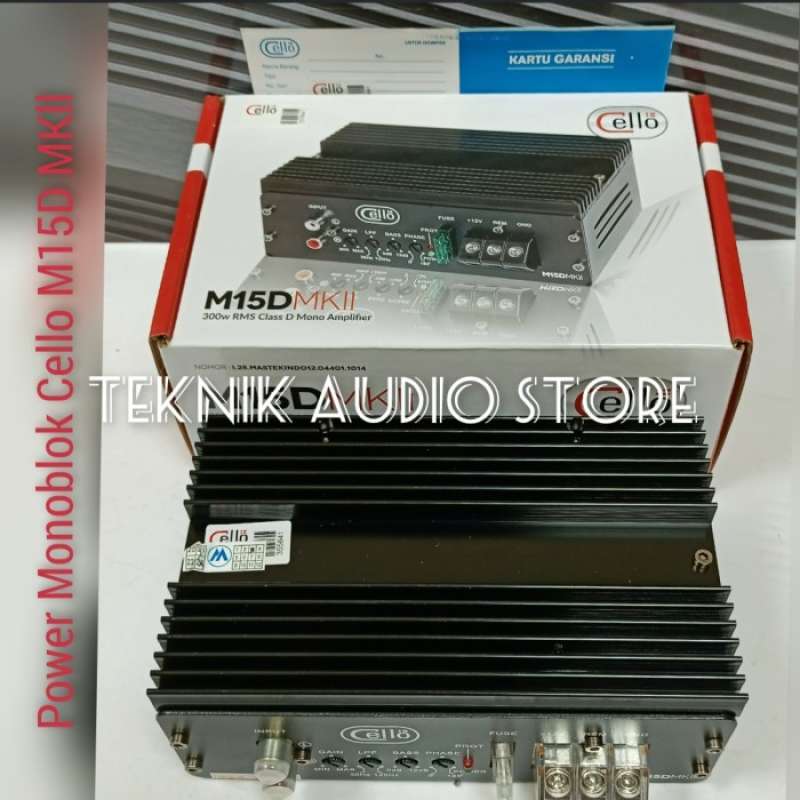 Promo Power Ukuran Mini Monoblok Cello M15d Mkll Rms 300 Watt Diskon 23 ...