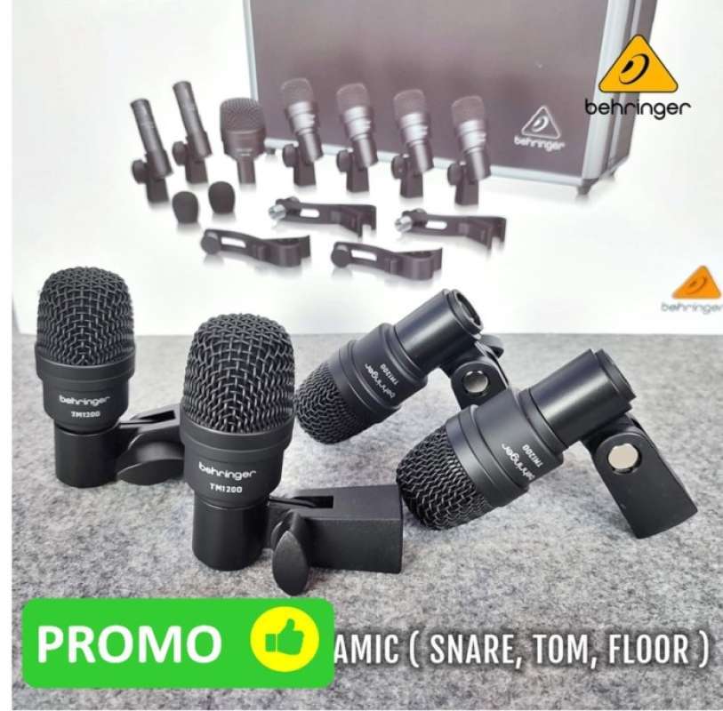 Promo Behringer Bc1200 Fessional Drum Set - 7 Pcs Diskon 23% Di Seller ...
