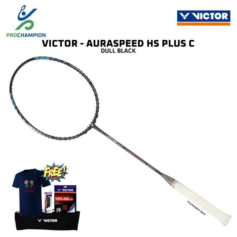 Promo New ! Raket Badminton Victor Ars Auraspeed Hs Plus Dull Black ...