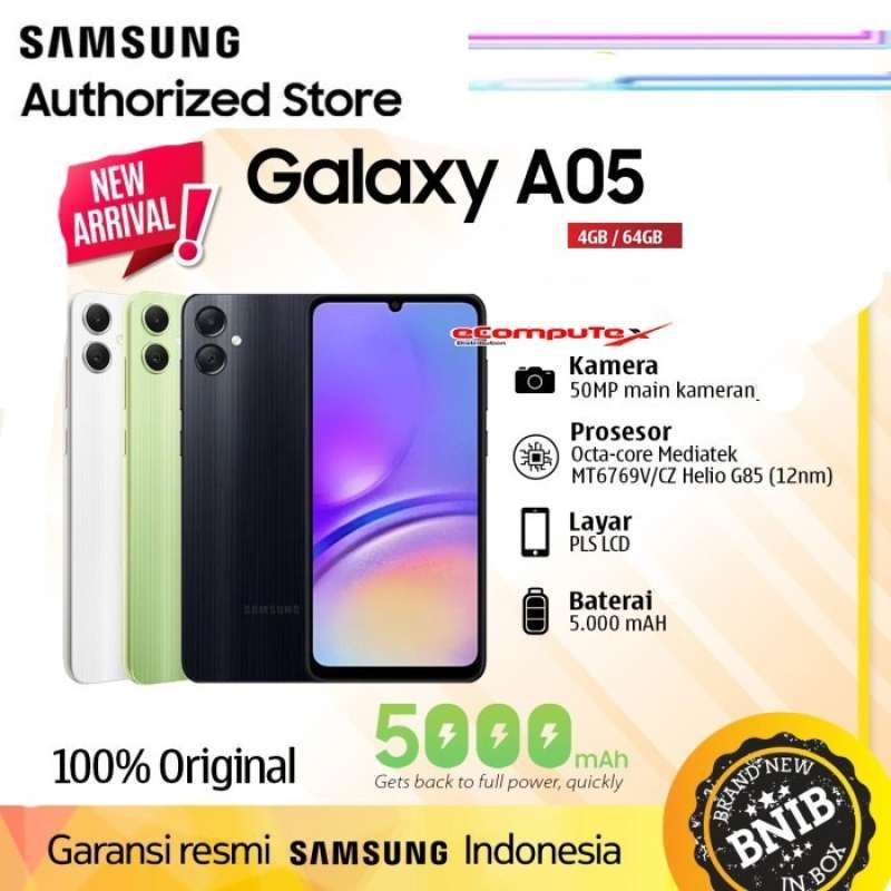Jual Samsung Galaxy A05 4/64gb Smartphone Android Fast Charge Original ...