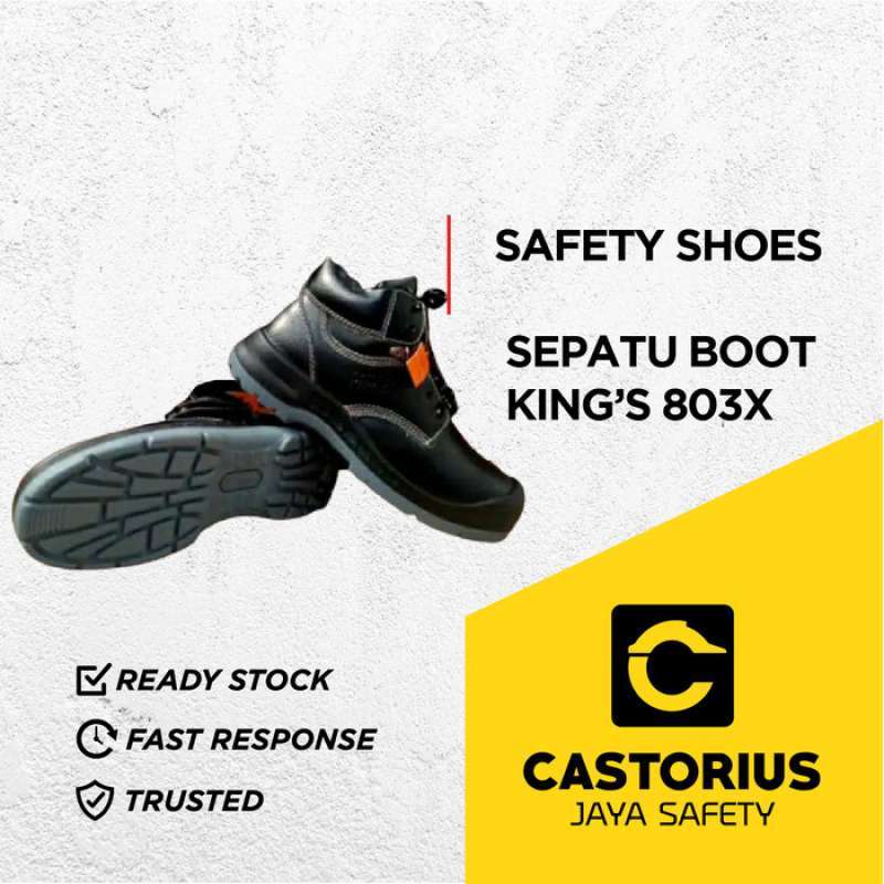 Promo Sepatu Safety Safety Shoes King's Kws 803x - 41 Diskon 50% Di ...