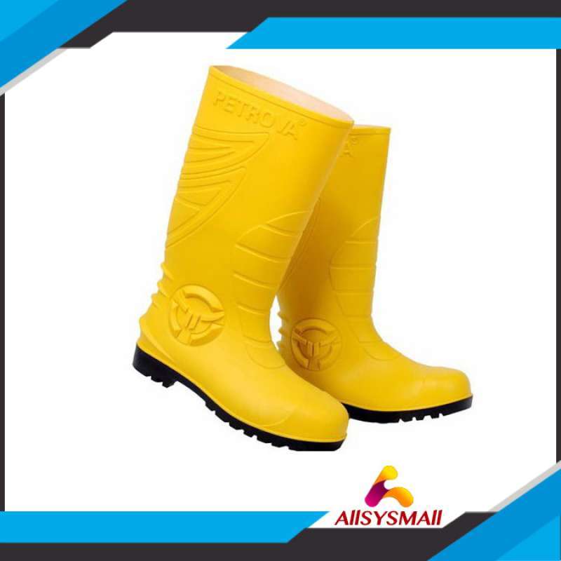 Promo Sepatu Safety Rubber Boot Petrova Ultimate Pvc Yellow Toe Cap ...
