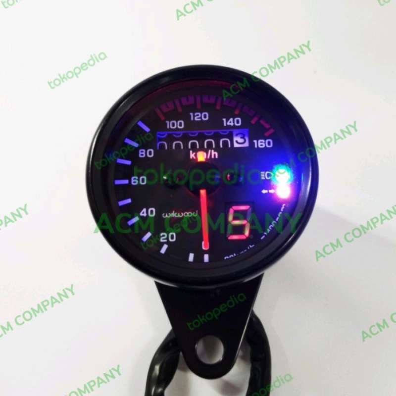 Promo Speedometer Led Tabung Indikator Gear Odometer Kilometer ...