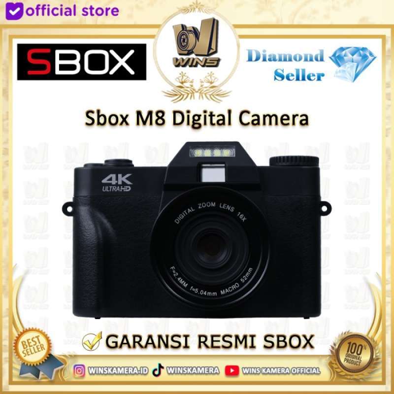 Jual Sbox M8 Digital Camera 4k Ultra Hd Macro Lens Di Seller Noelle - Cengkareng Timur, Kota ...