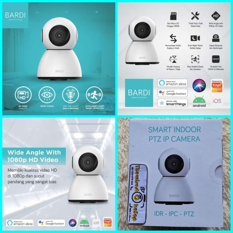 Jual Bardi Smart Indoor Ptz Ip Camera Cctv Wifi Iot Home Automation ...