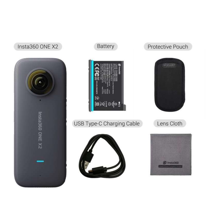 Jual Insta360 One X2 / Insta 360 One X2 Free Invinsible Stick + Mini ...