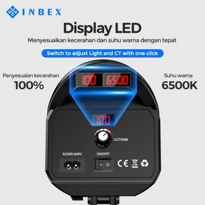 Jual Inbex Il-100s Led Video Light Bowens Mount For Studio With Led ...