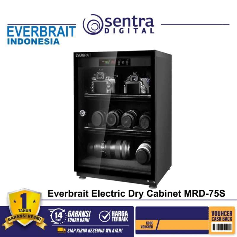 Jual Everbrait Dry Cabinet Mrd 75s (75 Liter, Anti-jamur U/ Lensa ...