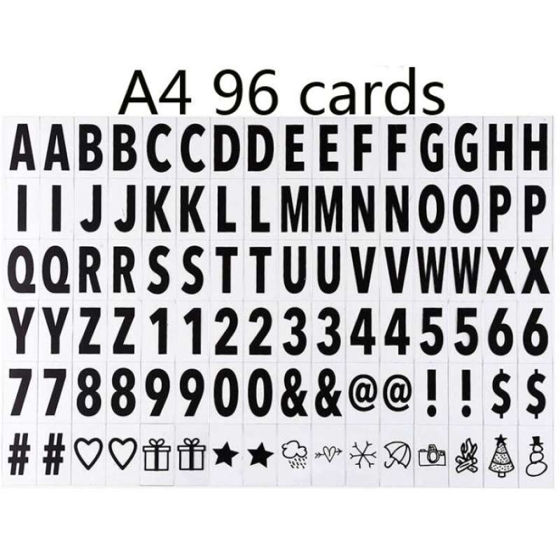 Jual Huruf Lampu Display Letter Light Box Decoration Cinematic Letter ...