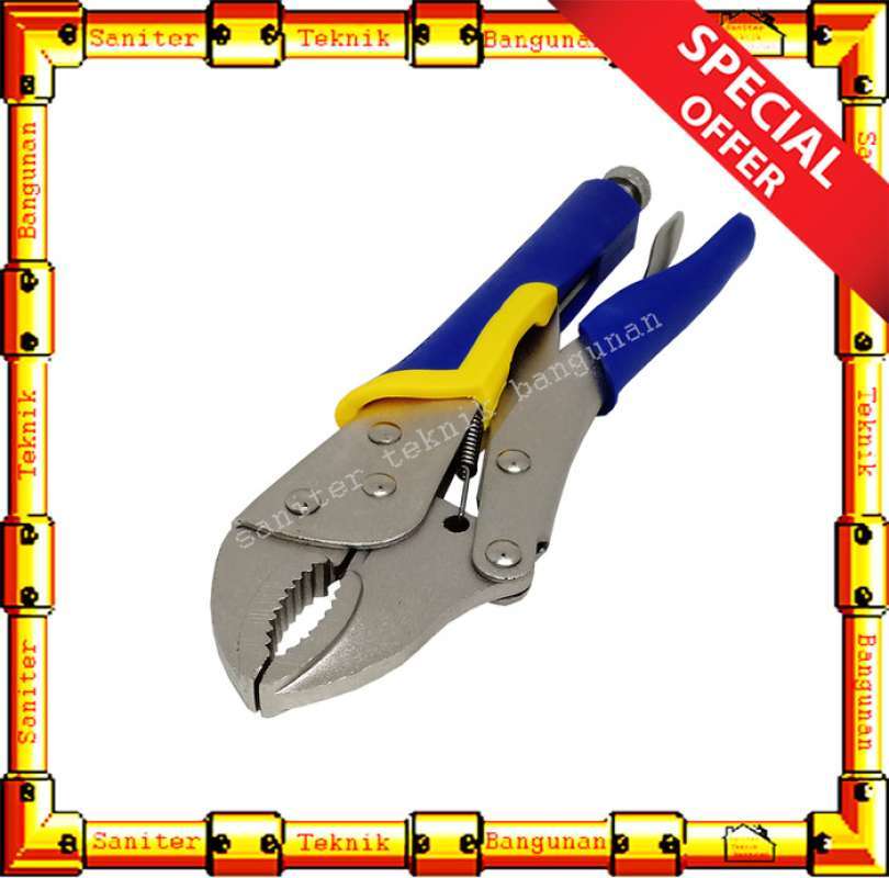 Jual Tang Buaya Gagang Karet 10 Inch Tang Jepit Heavy Duty Vise Grip ...