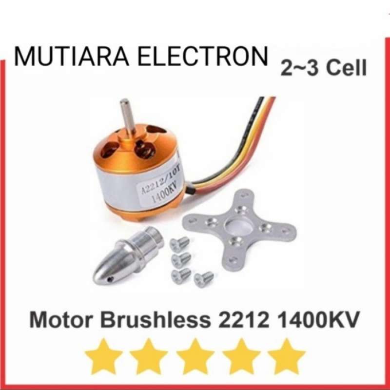 Jual Motor Brushlesss Bldc A2212/10t 1400kv Dinamo Motor Drone ...