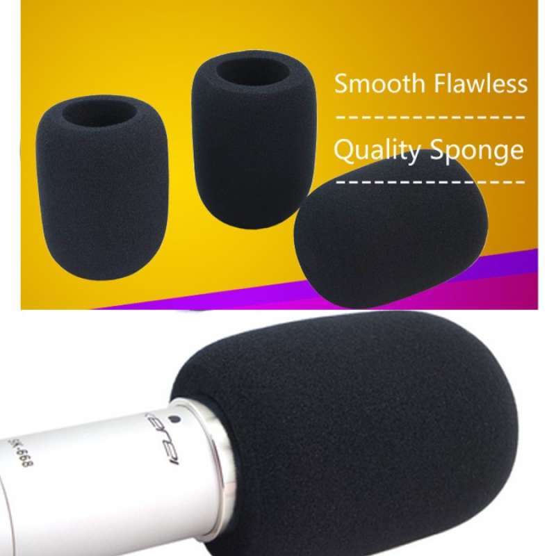 Promo Ukuran Besar - Noise Filter Busa Angin Spons Tutup Kepala Mic ...