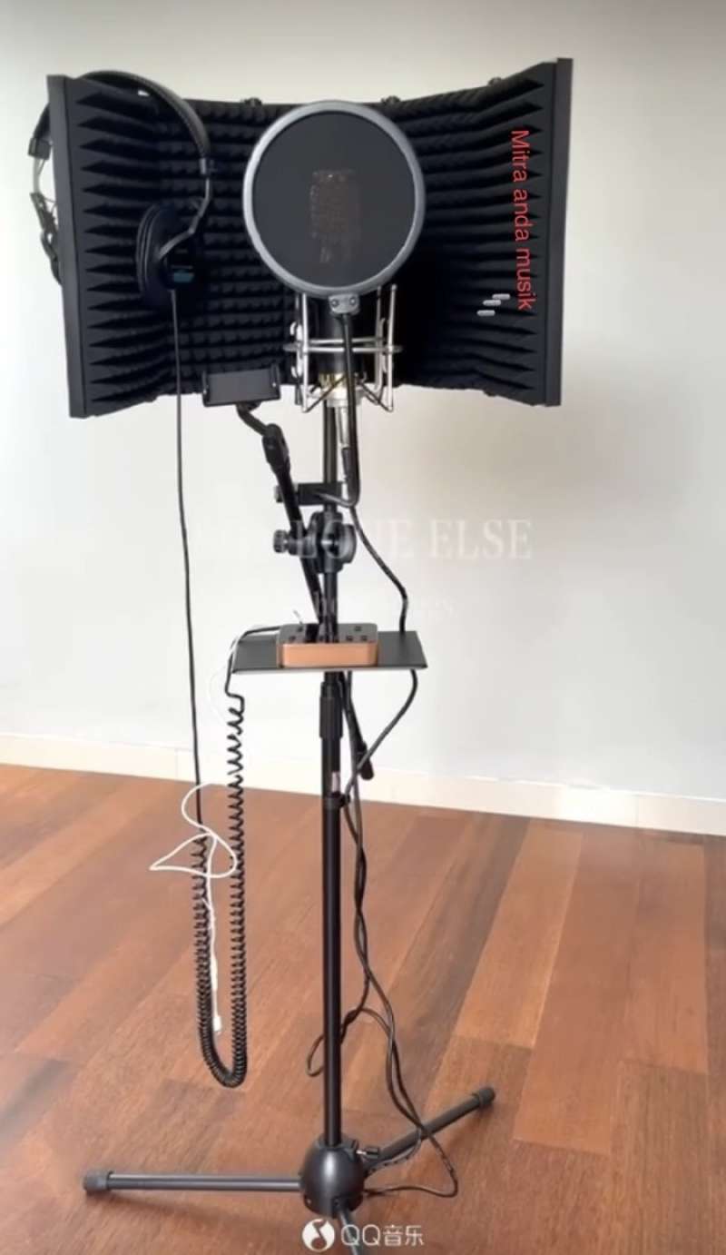 Promo Vocal Booth Reflection Filter Live Streaming Recording Studio ...
