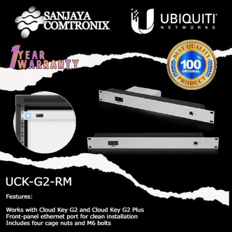 Promo Ubiquiti Uck-g2-rm Cloud Key Rack Mount 19 Ckg2-rm Diskon 23% Di ...