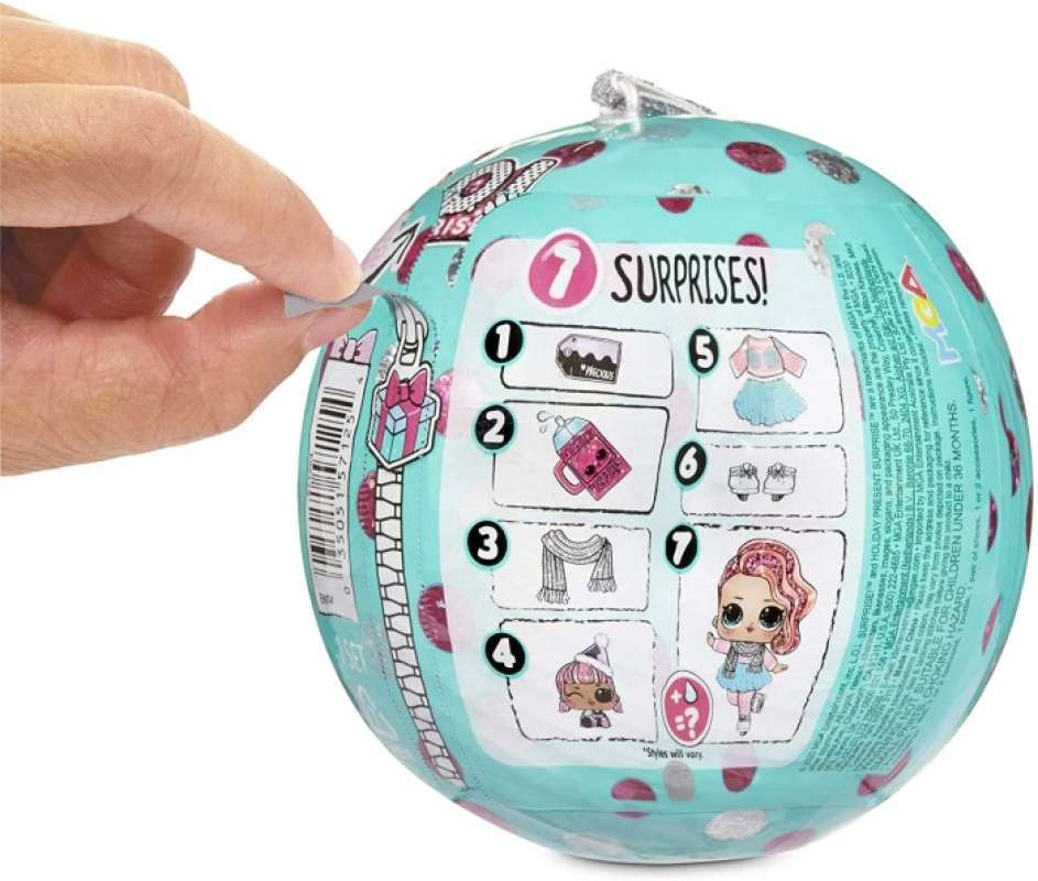 Promo Lol Surprise Doll Holiday Present Surprise With Tiny Elves Mgae ...