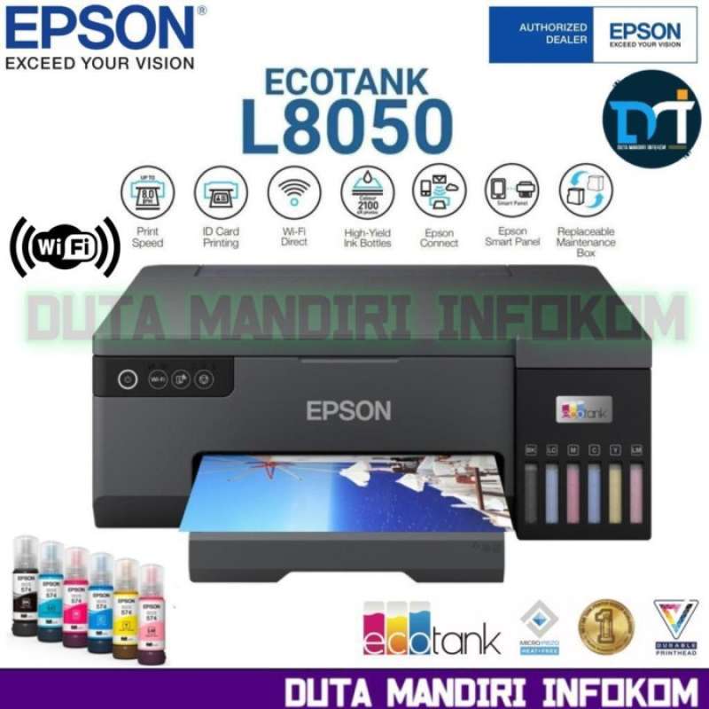 Promo Ecotank L8050 - Ink Tank Photo Wireless Printer [ex L805] Diskon ...