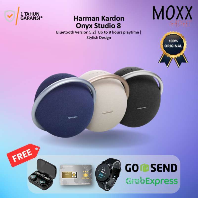 Jual Harman Kardon Onyx Studio 8 Speaker Portable Bluetooth Onyx 8 ...