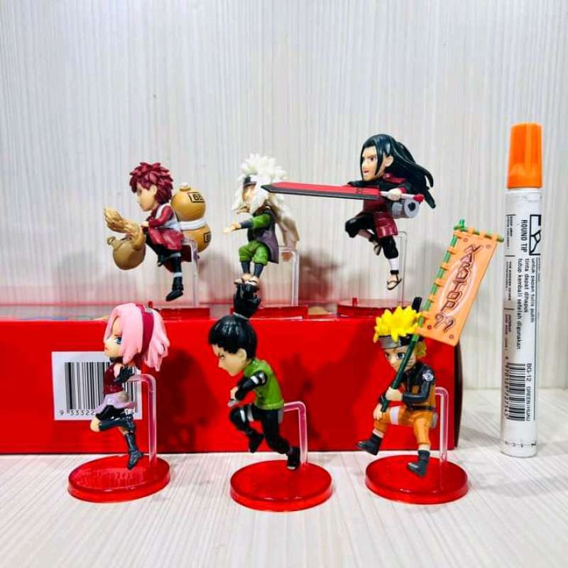 Jual Mini Static Figure Chibi Naruto Jiraiya Sakura Hashirama Gaara ...