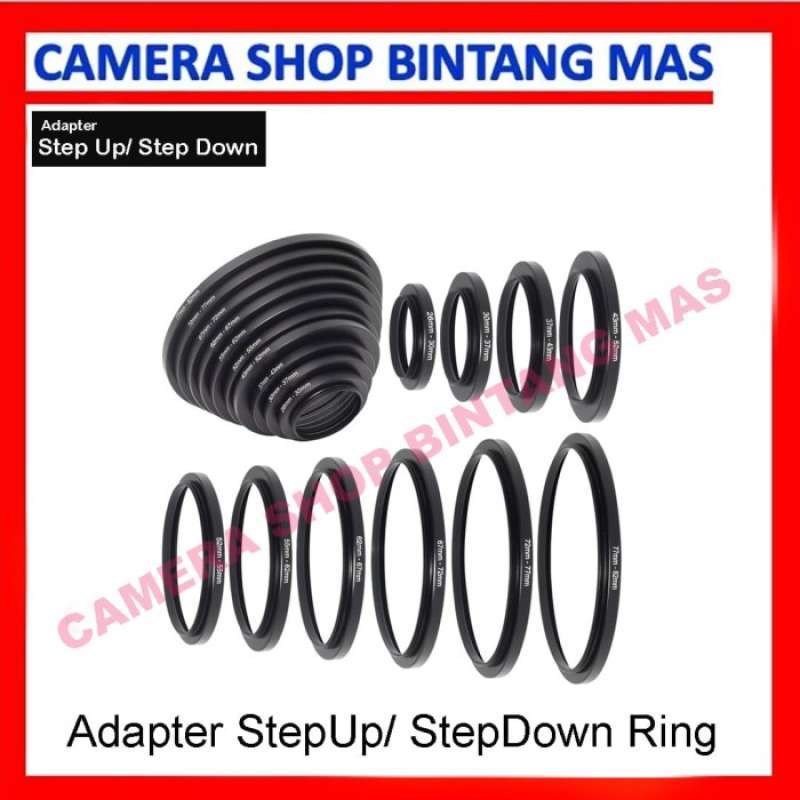 Jual Step-up / Step-down Ring Adapter Lens Filter Banyak Pilihan - 43 ...