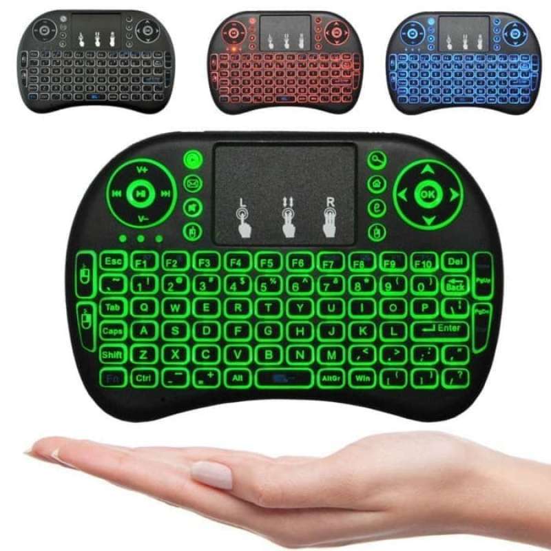 Promo 100% Produk Ori Keyboard Air Mouse I8 Mini Keypad Wireless ...