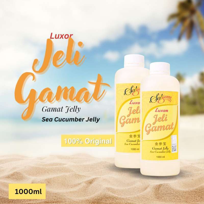 Jual Jelly Gamat Luxor 1000 Ml Asli Jely Original Produksi Malaysia ...