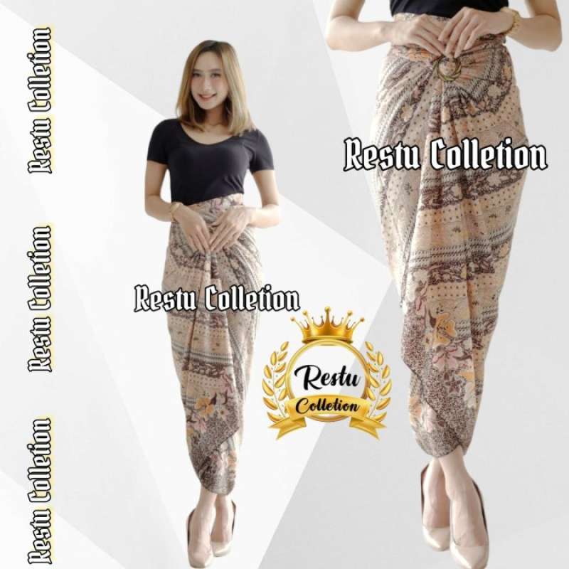 Jual Rok Lilit Batik Bawahan Kebaya Bahan Sutra Hq Premium Gratis Ring ...