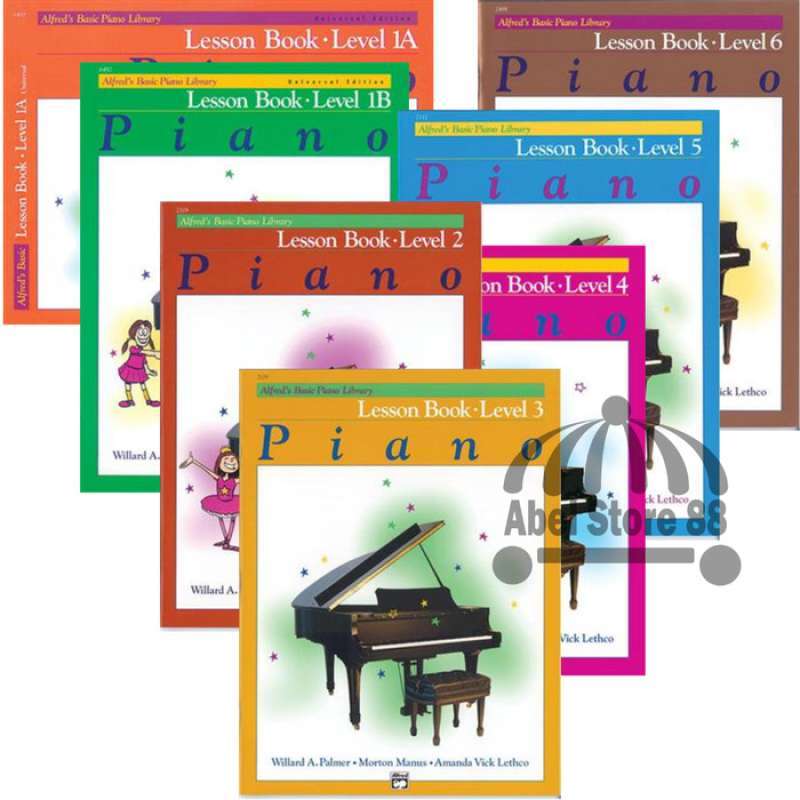 Jual Alfred's Basic Piano Lesson Book Level 1a/1b/2/3/4/5/6 - Buku ...