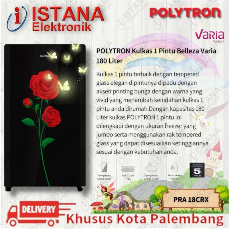 Jual Polytron Kulkas 1 Pintu Belleza Varia 180 Liter Pra 18crx Di ...