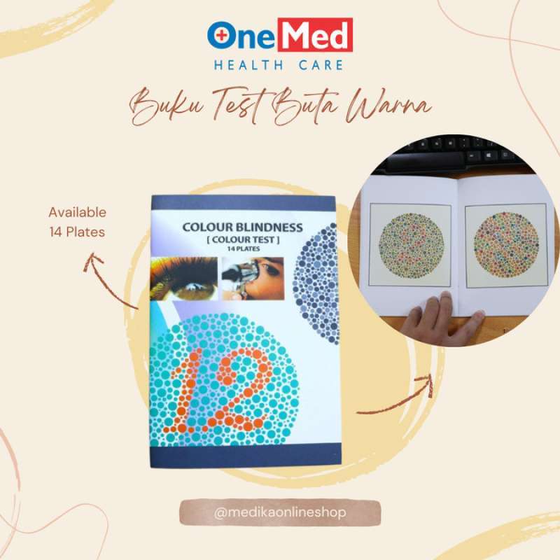 Jual Buku Tes Buta Warna / Colour Blindness Test - Buku Isihara Di ...