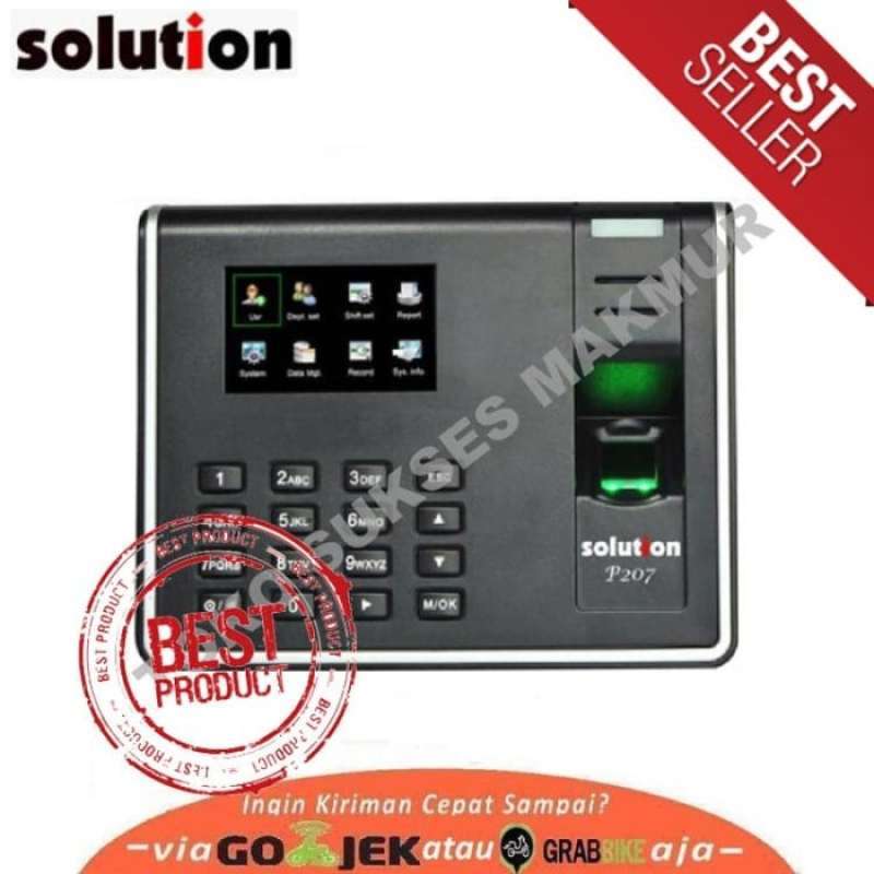 Promo Mesin Absensi Sidik Jari Solution P207 Diskon 33% Di Seller ...