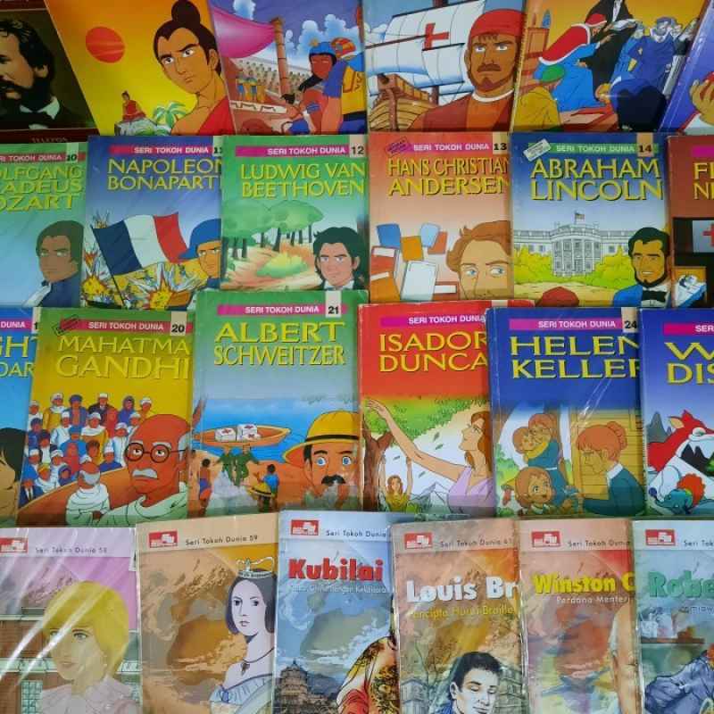 Jual Asli Buku Komik Seri Tokoh Dunia Ensiklopedia Anak People Tokoh Di ...